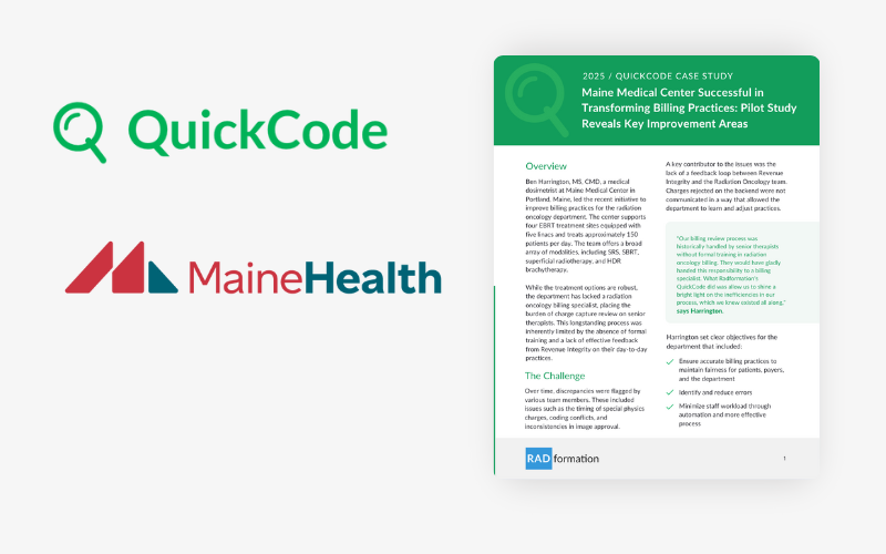 QuickCode Maine Health Case Study | Resource